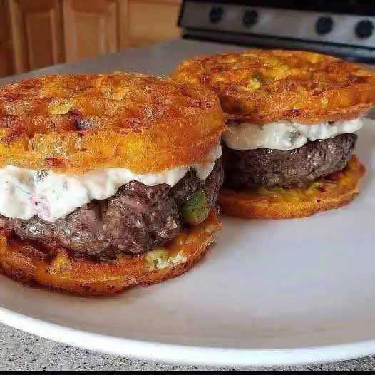 chaffle burger recipe - Physics Zone